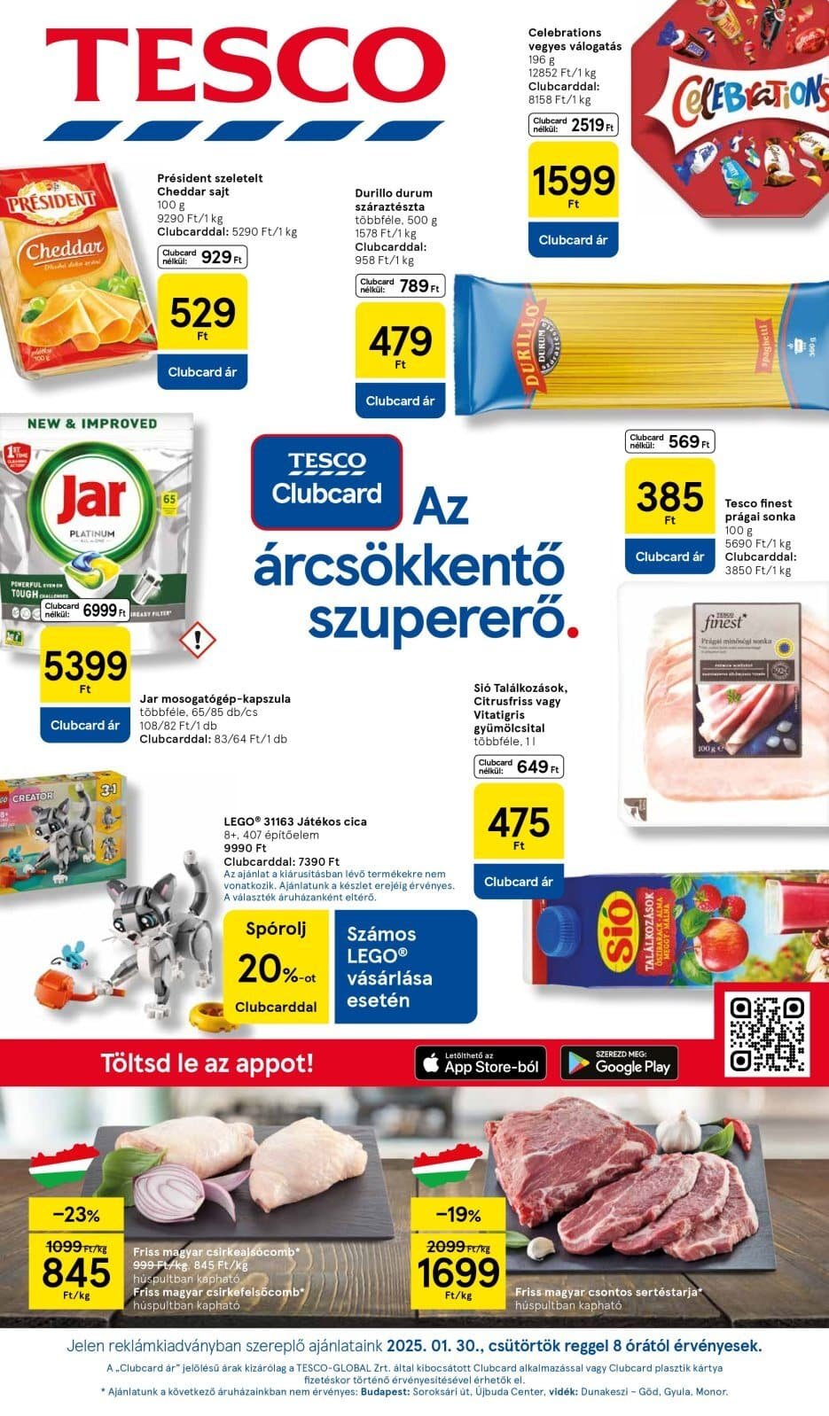 Tesco hipermarket akciós újság 2025 - 5. hét - Akció Központ