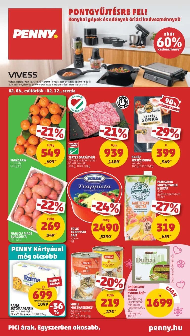 Penny akciós újság – Aktuális akciók és kedvezmények