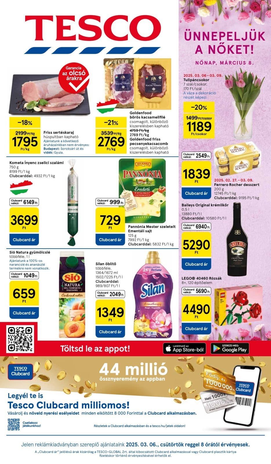 Tesco hipermarket akciós újság 2025 - 10. hét - Akció Központ