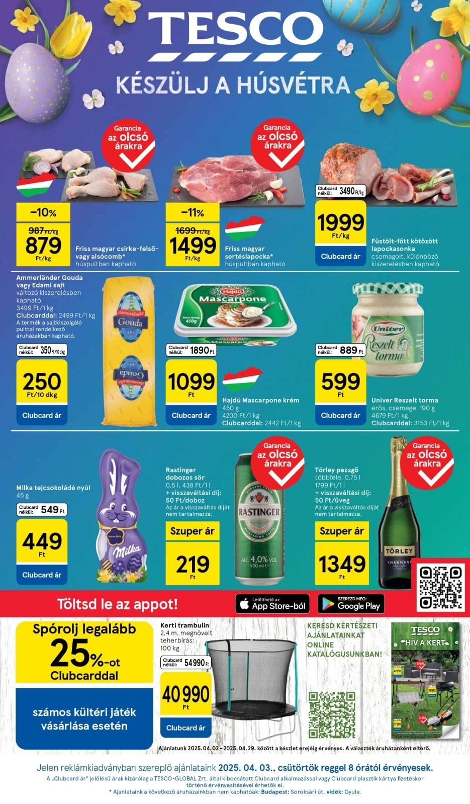 Tesco hipermarket akciós újság 2025 - 14. hét - Akció Központ