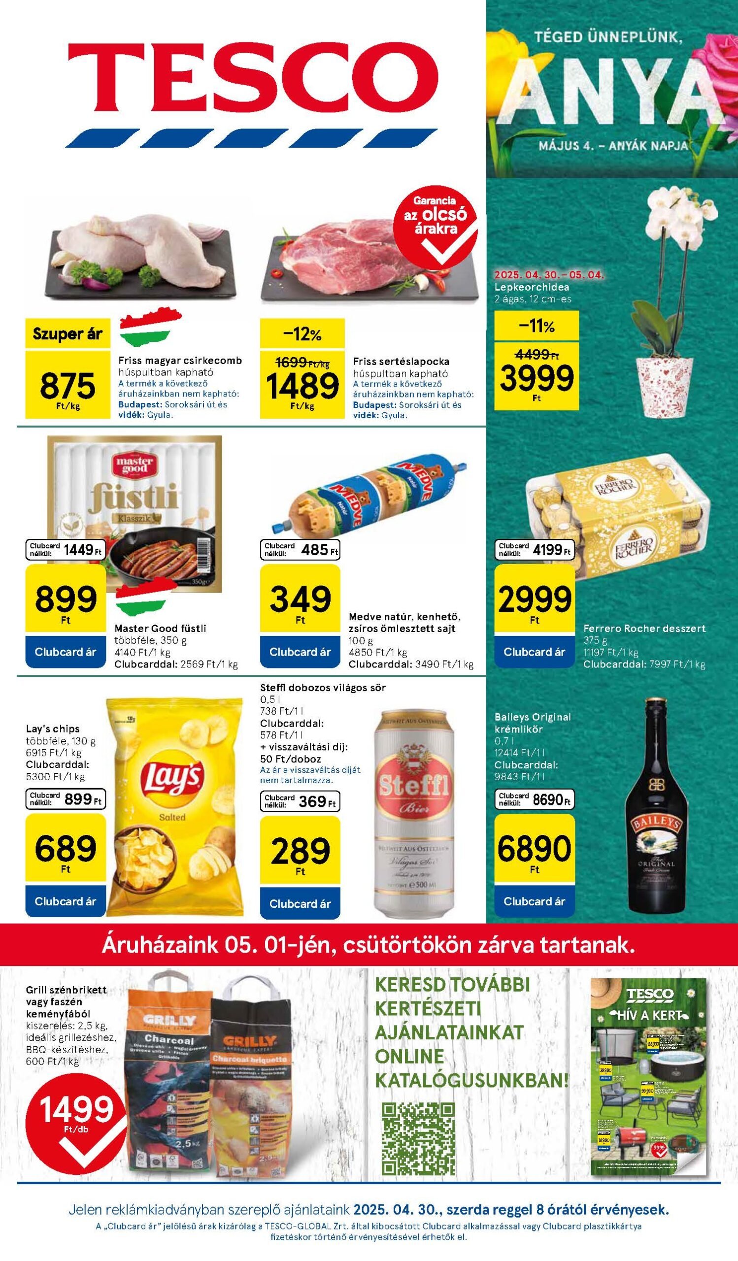 Tesco hipermarket akciós újság 2025 - 18. hét - Akció Központ