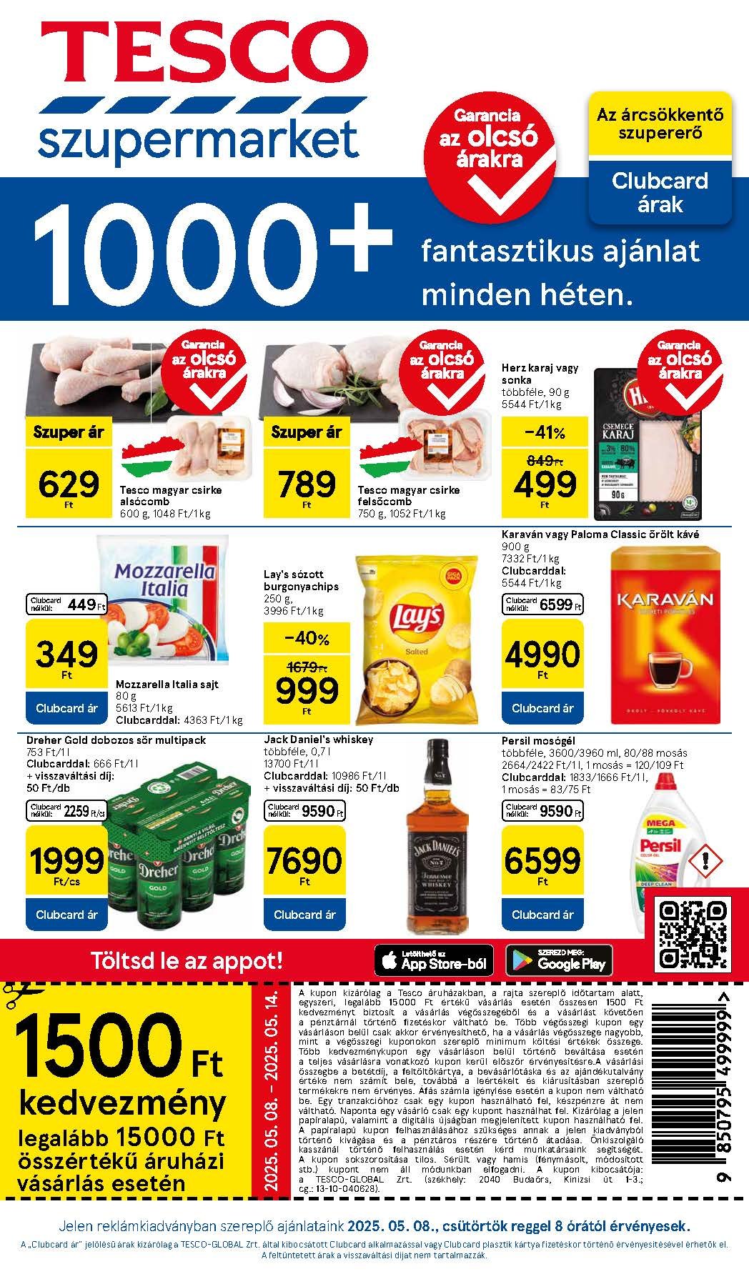 Tesco szupermarket akciós újság 2025 - 19. hét - Akció Központ