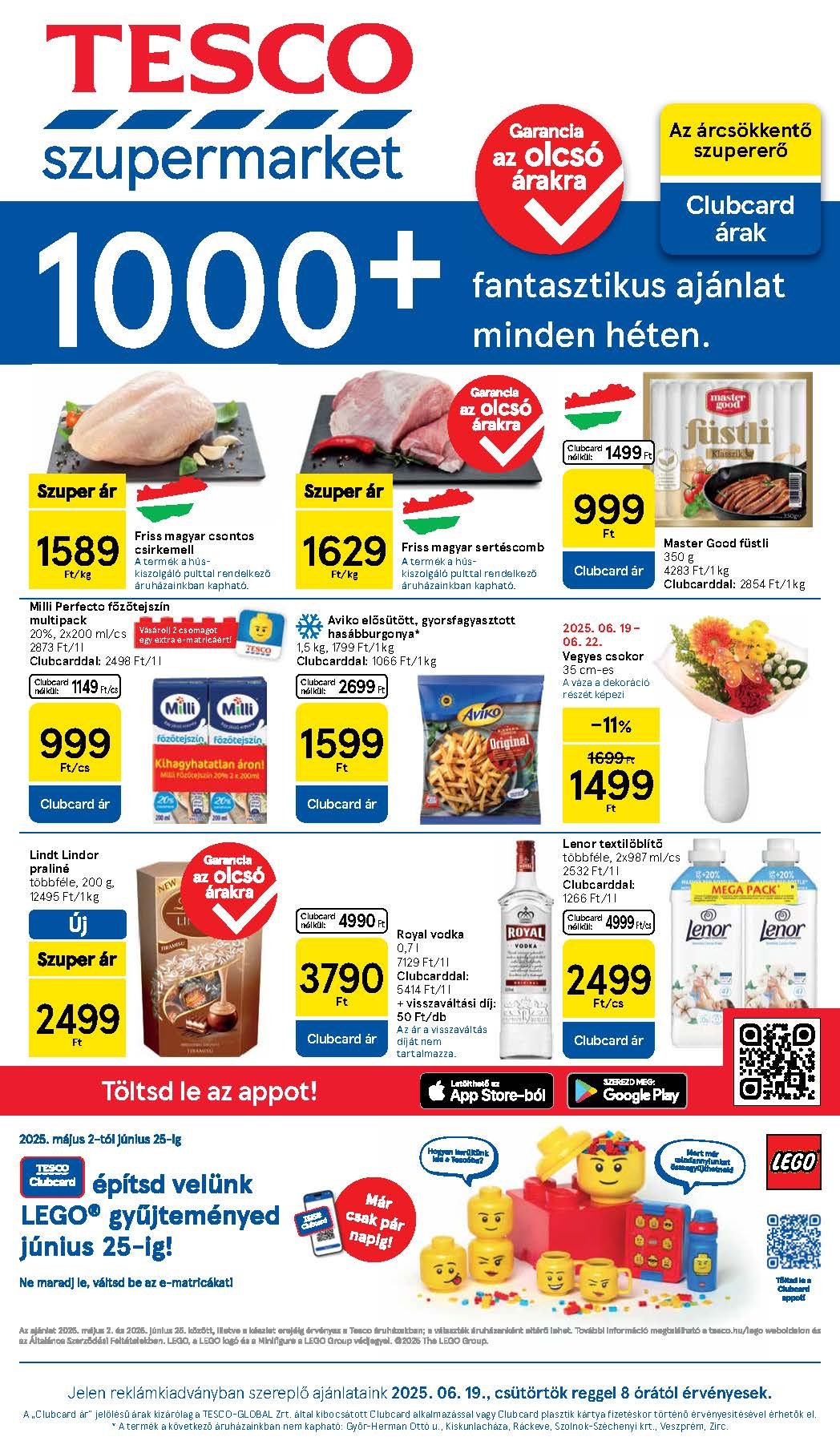 Tesco akciós újság – Aktuális akciók és kedvezmények