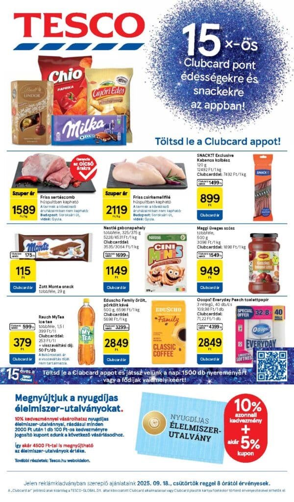 Tesco akciós újság – Aktuális akciók és kedvezmények