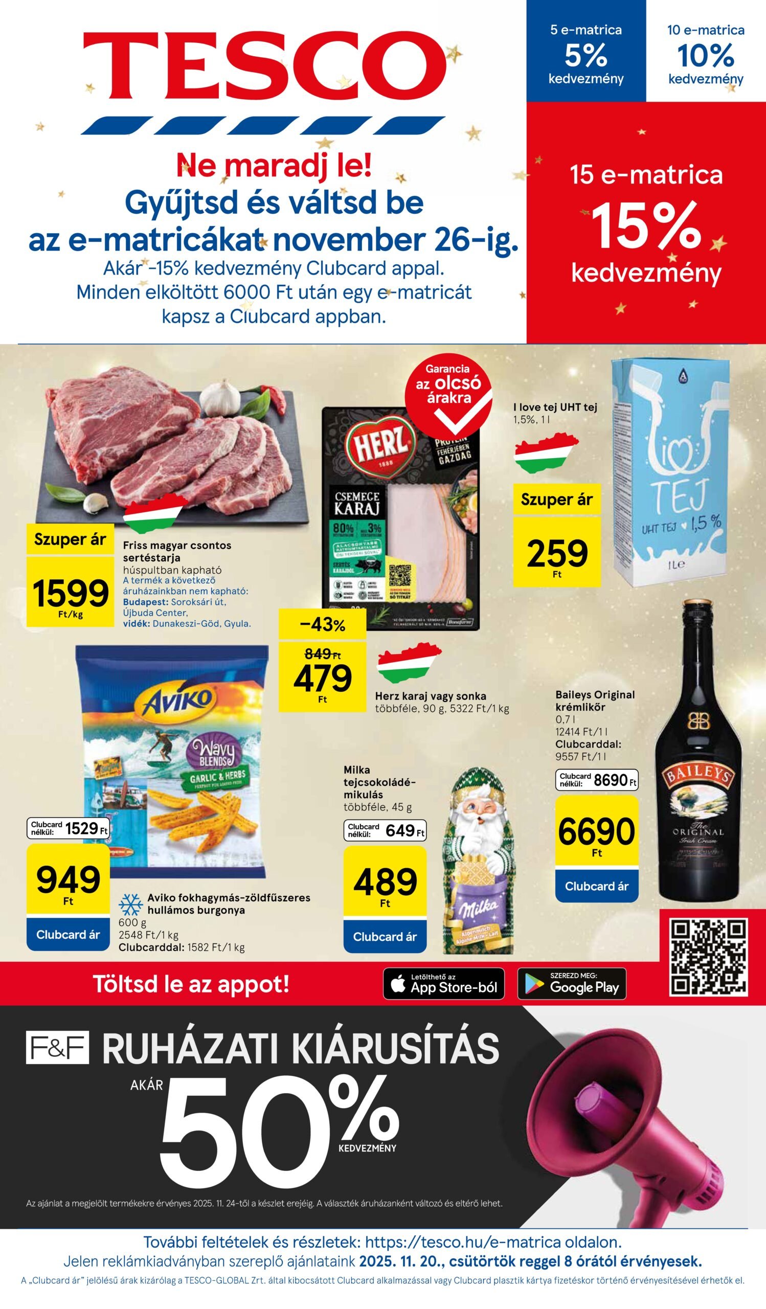 Tesco hipermarket akciós újság 2025 - 47. hét (11.20-11.26.) - Akció ...