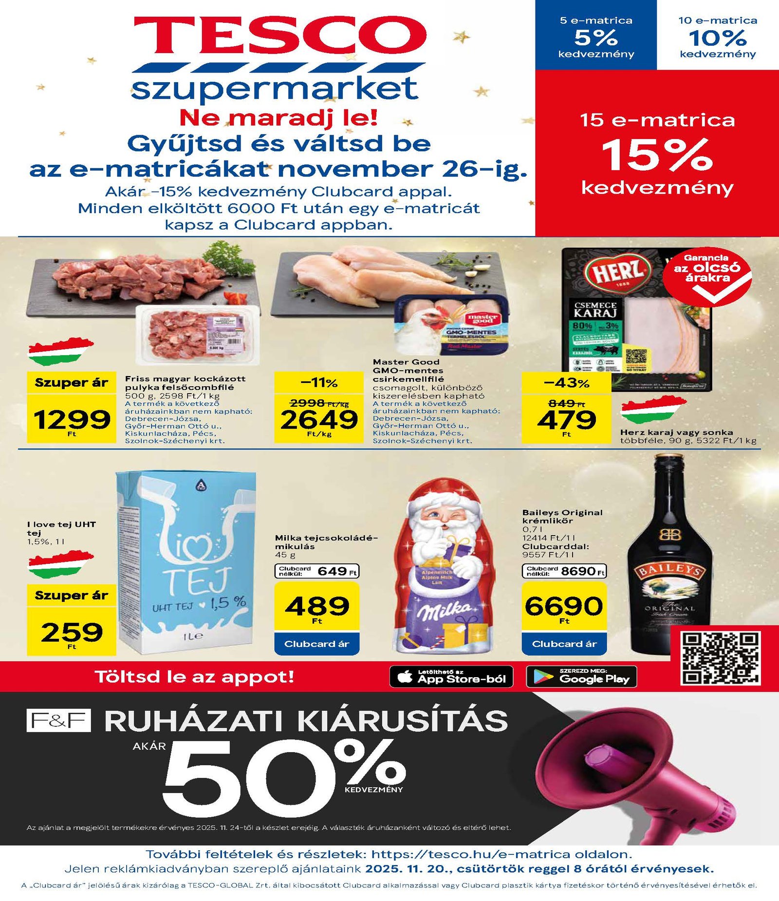 Tesco szupermarket akciós újság 2025 - 47. hét (11.20-11.26.) - Akció ...