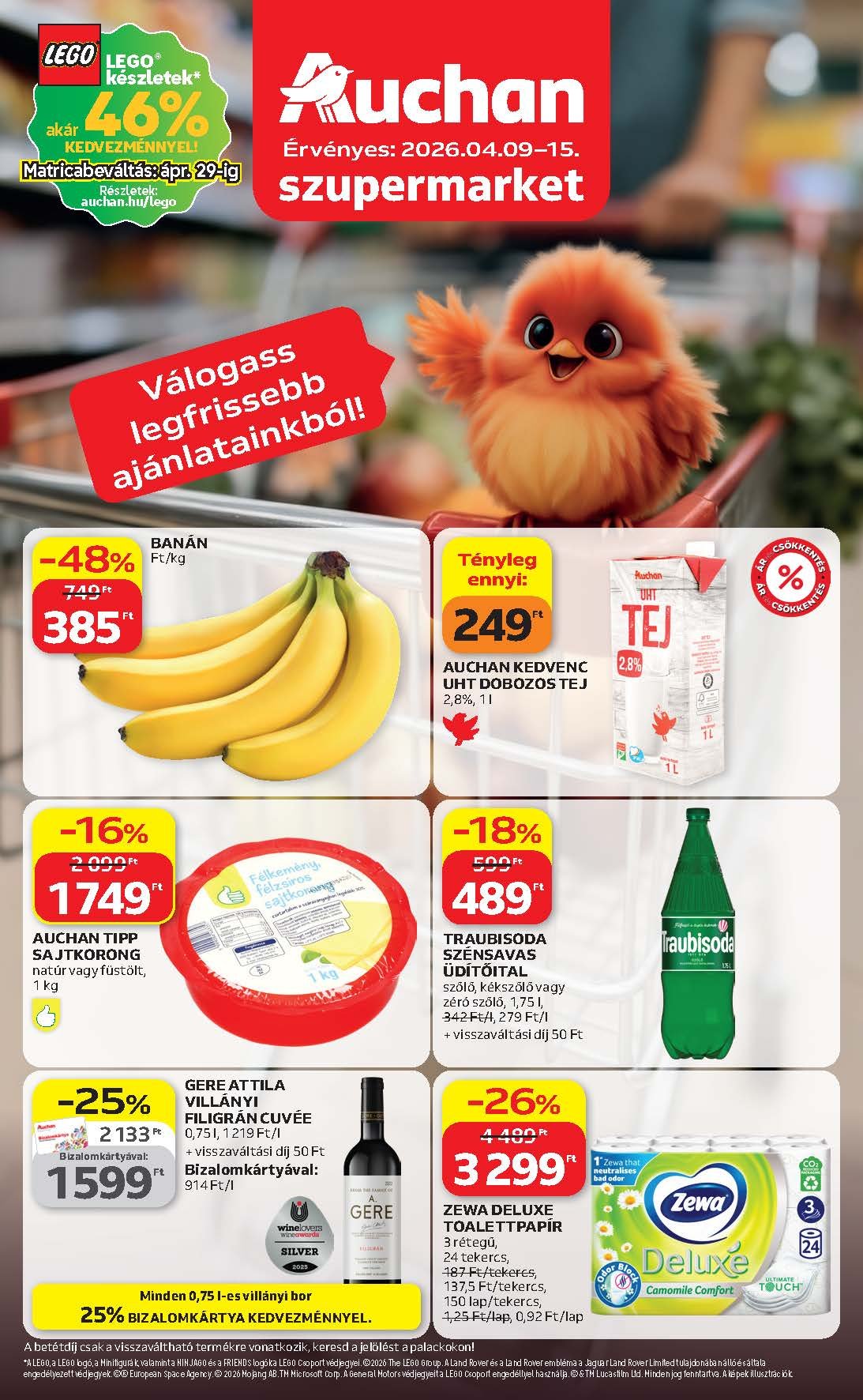 Auchan akciós újság 2026 - 15. hét (04.09-04.15.) - Akció Központ